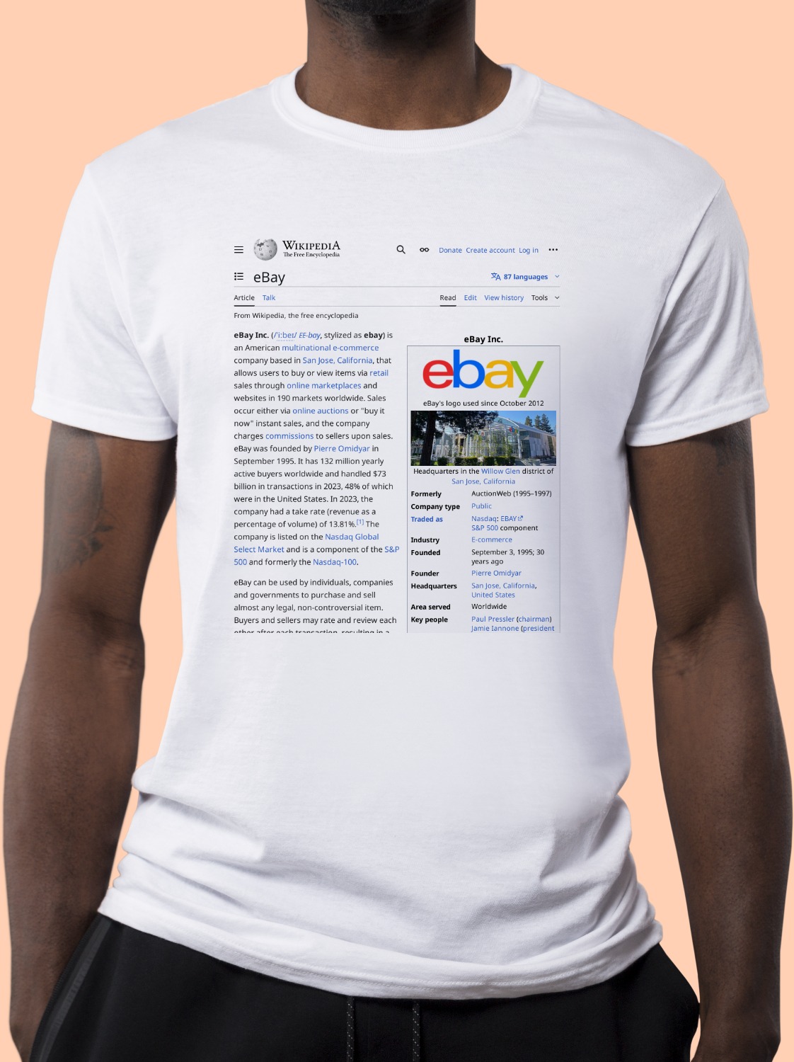 EBay Wikipedia T-Shirt