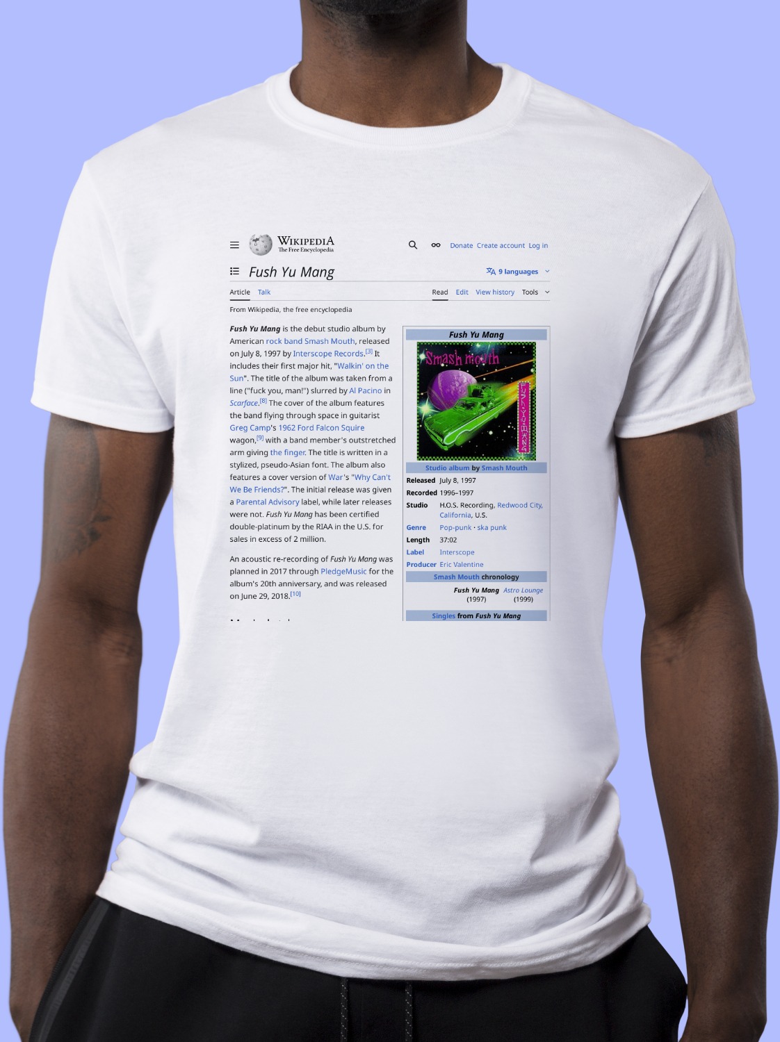 Fush Yu Mang Wikipedia T-Shirt
