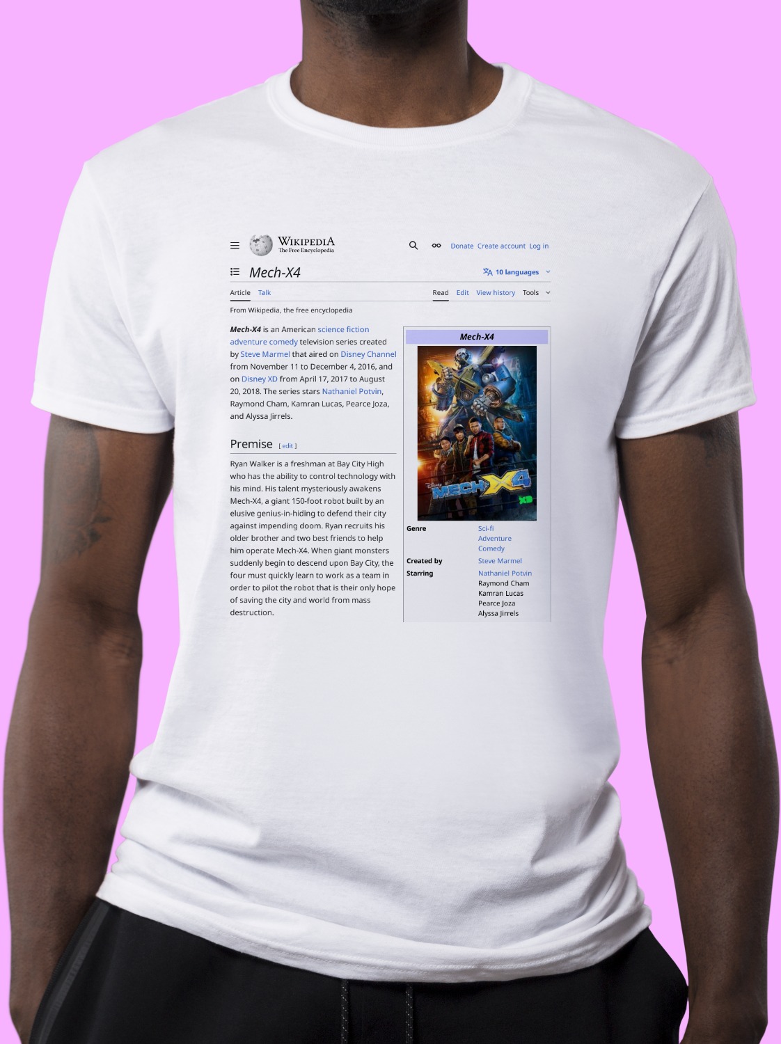 Mech-X4 Wikipedia T-Shirt