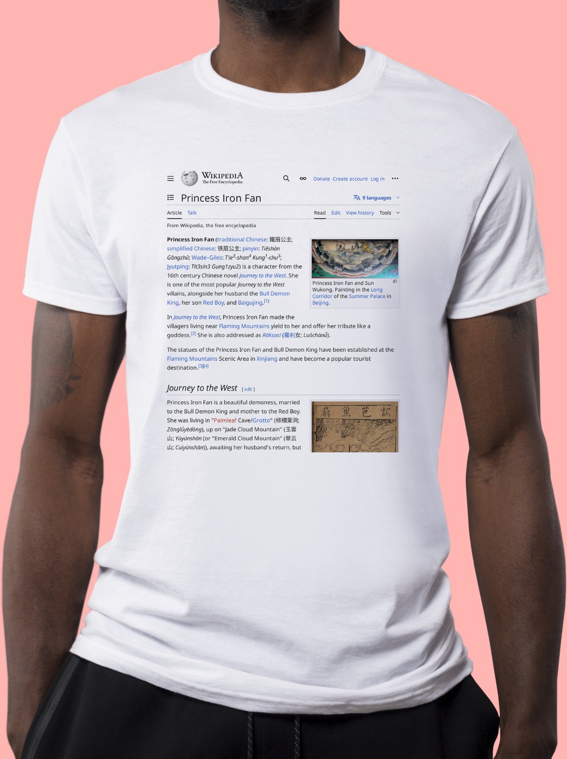 Princess Iron Fan Wikipedia T-Shirt