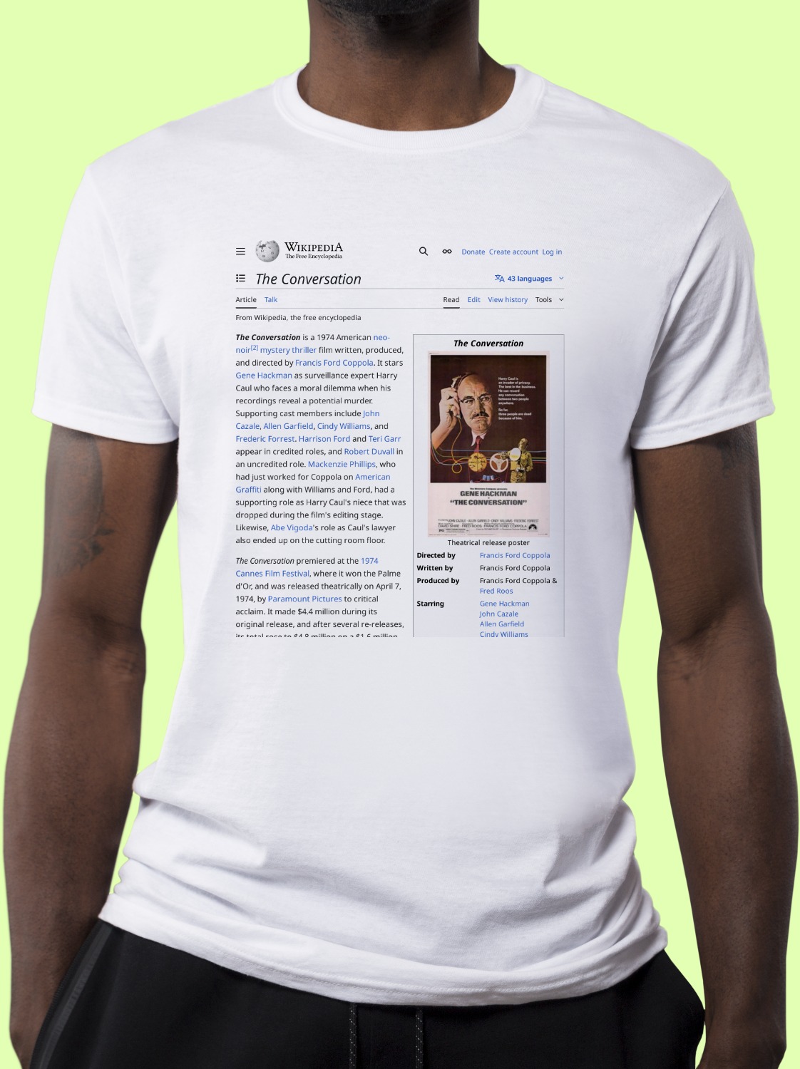 The Conversation Wikipedia T-Shirt